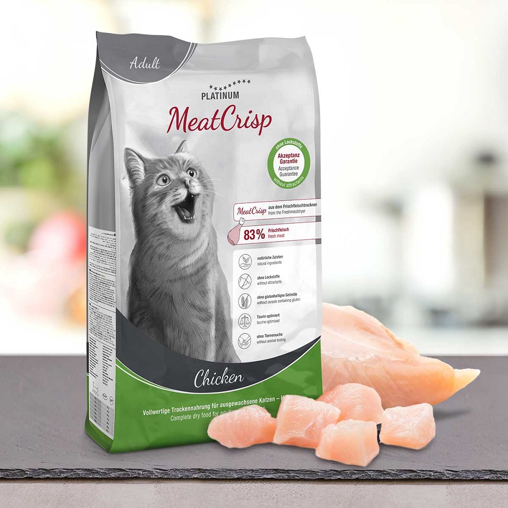 Platinum Meatcrisp Adult συνδυασμός ξηρών τροφών γάτας